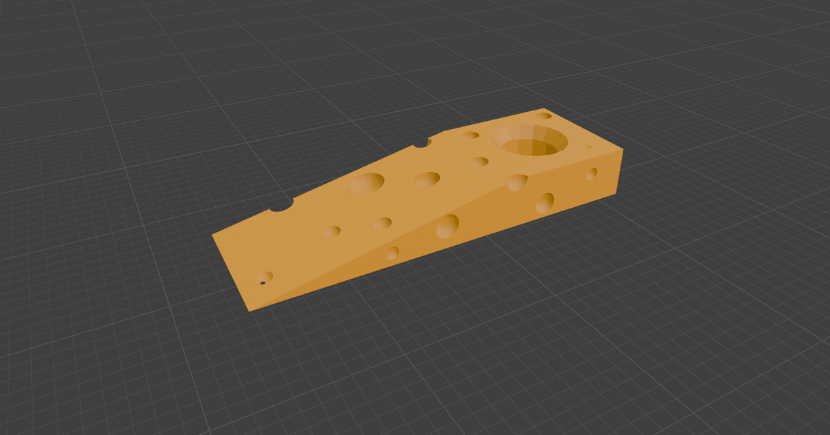 Cheese door wedge par Fin Hawken | Téléchargez gratuitement un modèle ...