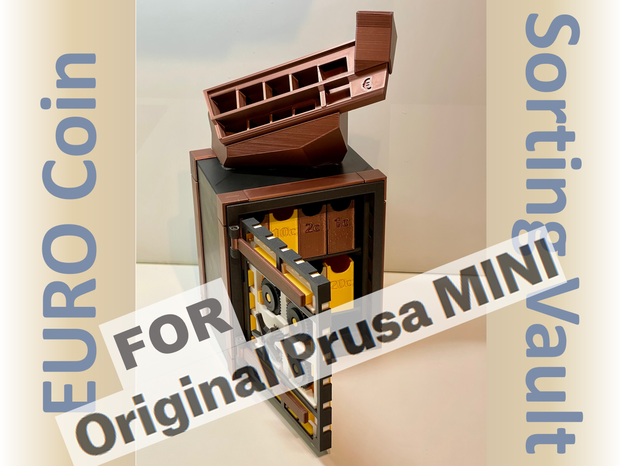 MINI - EURO Coin Sorting Vault by vmLOGIC | Download free STL model ...