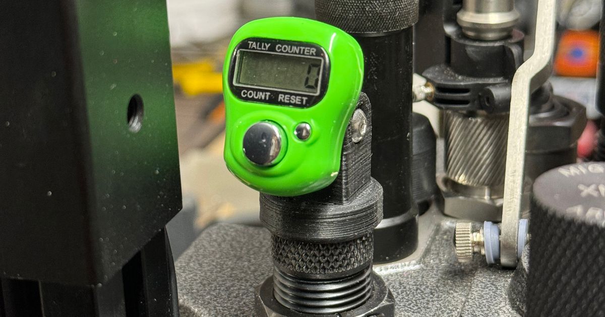 Crimp Die Counter by tonycwang | Download free STL model | Printables.com