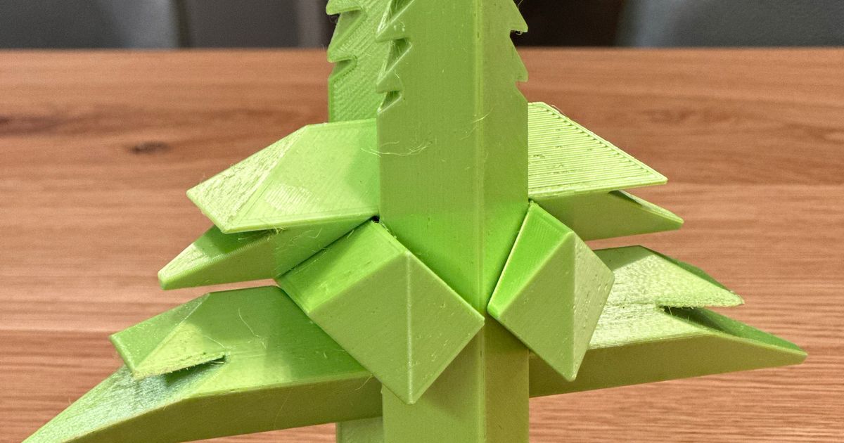 Christmas Tree 3D Puzzle by eyalshtark | Download free STL model ...