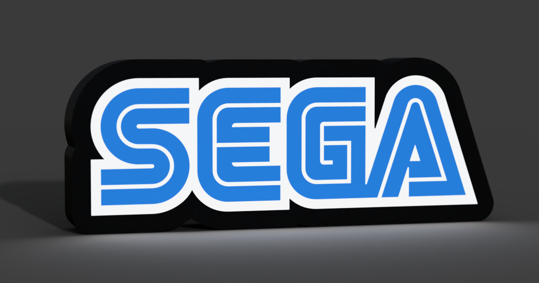 SEGA Lightbox LED Lamp by braga3dprint | Printables Store