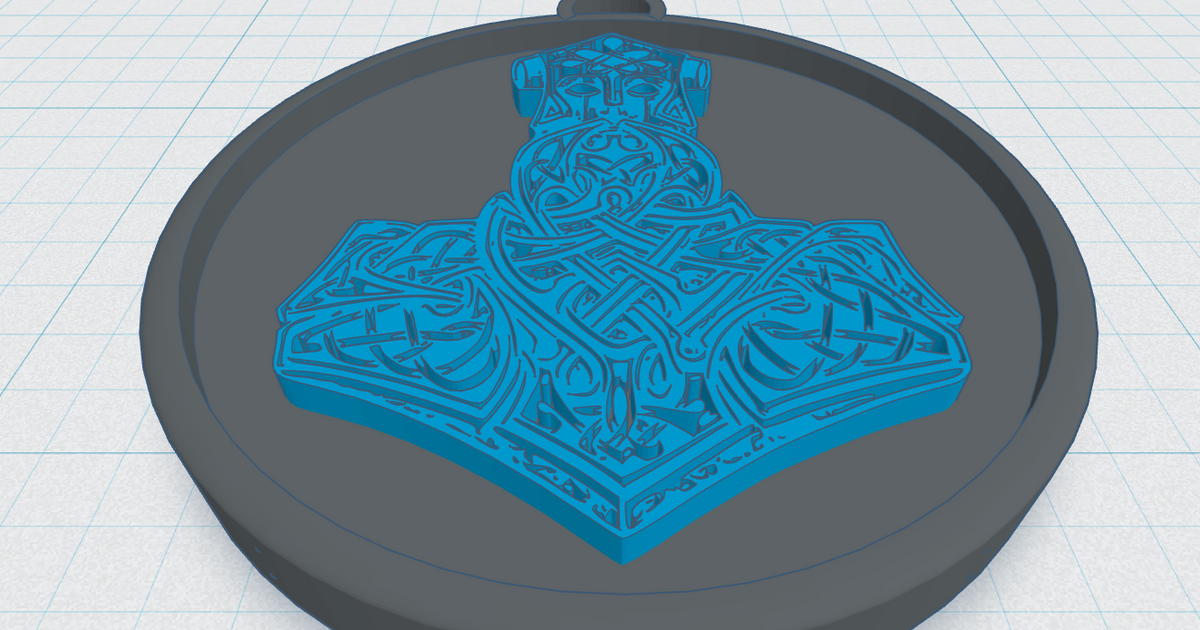 Viking / Norse - Thor's Hammer 4 by Peter Ennist | Download free STL ...