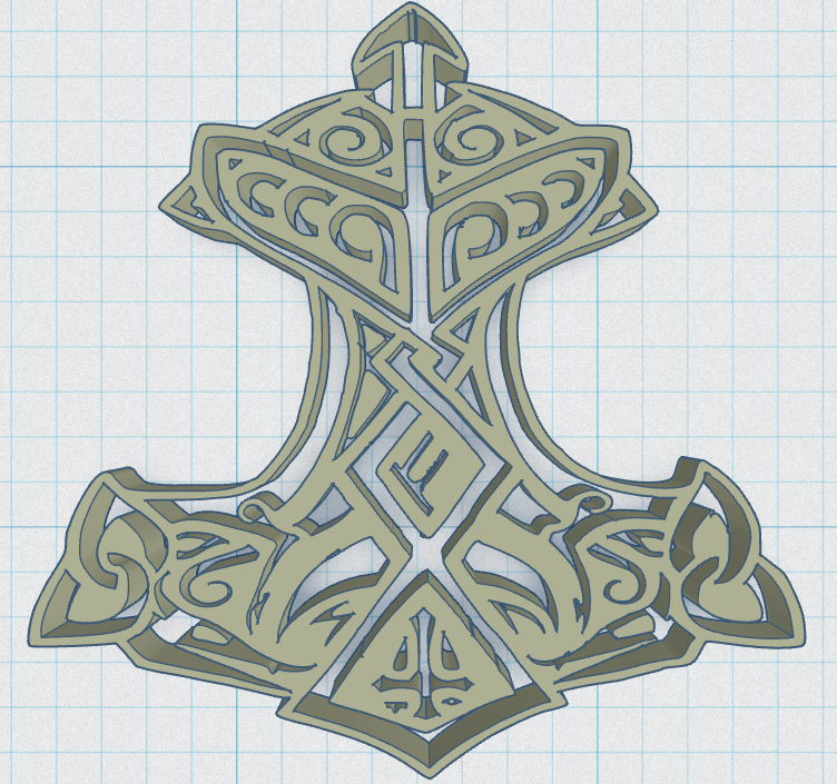 Viking / Norse - Thor's Hammer 6 by Peter Ennist | Download free STL ...