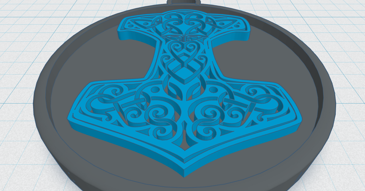 Viking / Norse - Thor's Hammer 7 by Peter Ennist | Download free STL ...