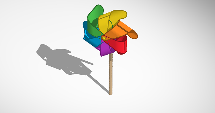 Pinwheel by 3D Carl | Download free STL model | Printables.com