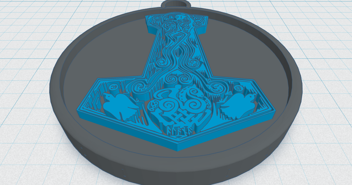 Viking / Norse - Thor's Hammer 30 by Peter Ennist | Download free STL ...