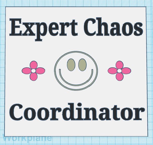 Chaos Coordinator Sign by Phantom Printer | Download free STL model ...