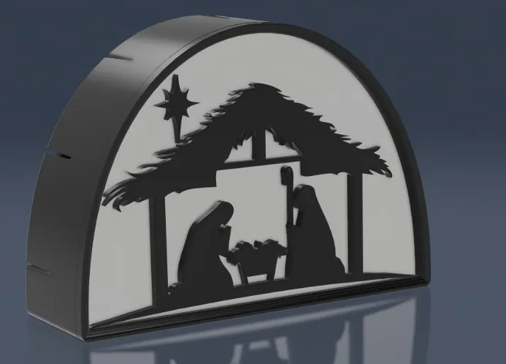 Pesebre Navidad Iluminado by Aratron3D | Download free STL model ...