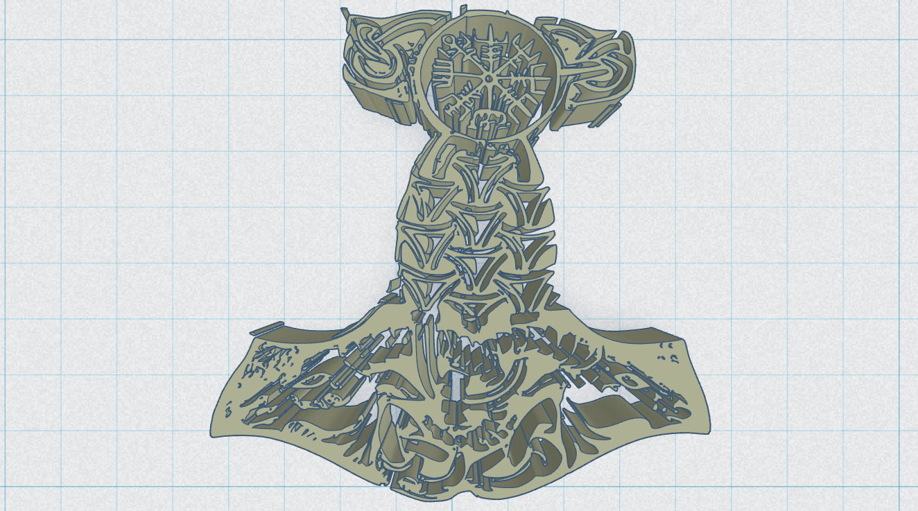 Viking / Norse - Thor's Hammer 49 by Peter Ennist | Download free STL ...