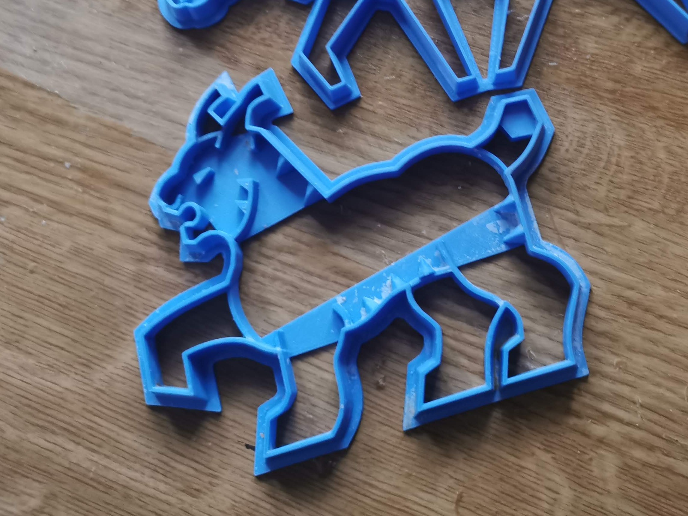 Heraldic lynx gingerbread cutter by Karbik | Download free STL model ...