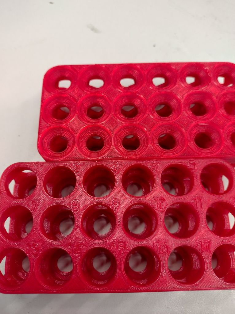 Vial holder - stackable, customizable by Martin K | Download free STL ...