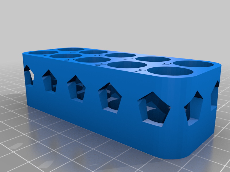 Vial holder - stackable, customizable by Martin K | Download free STL ...