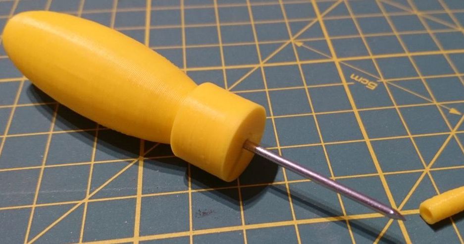 Stitching Awl assembly for nail by Martin K | Download free STL model ...