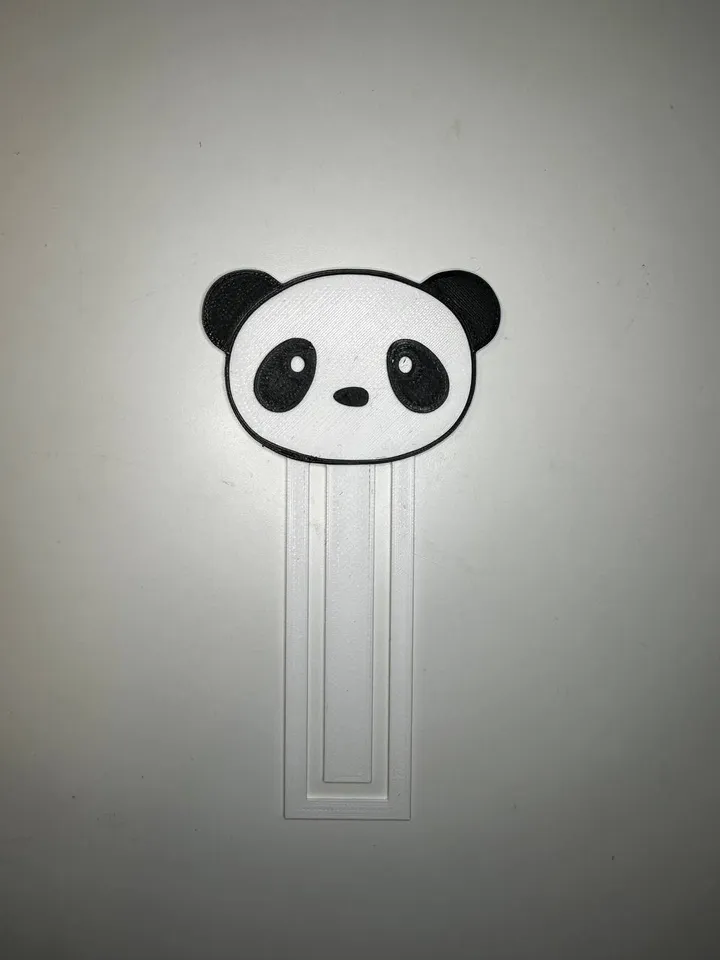 Panda bookmark by Otasek3D | Download free STL model | Printables.com