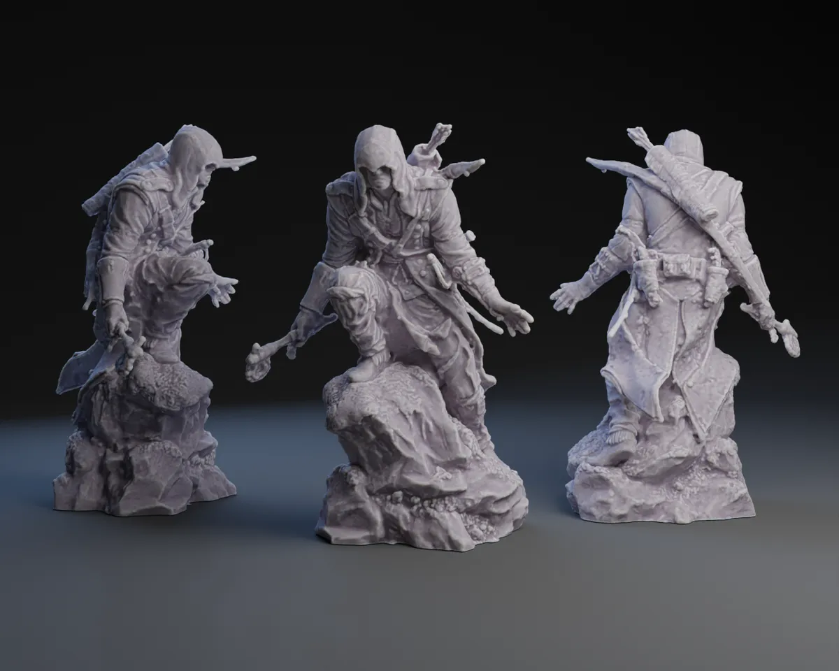 Assassins Creed III Conner. by Peter Farell | Download free STL model ...
