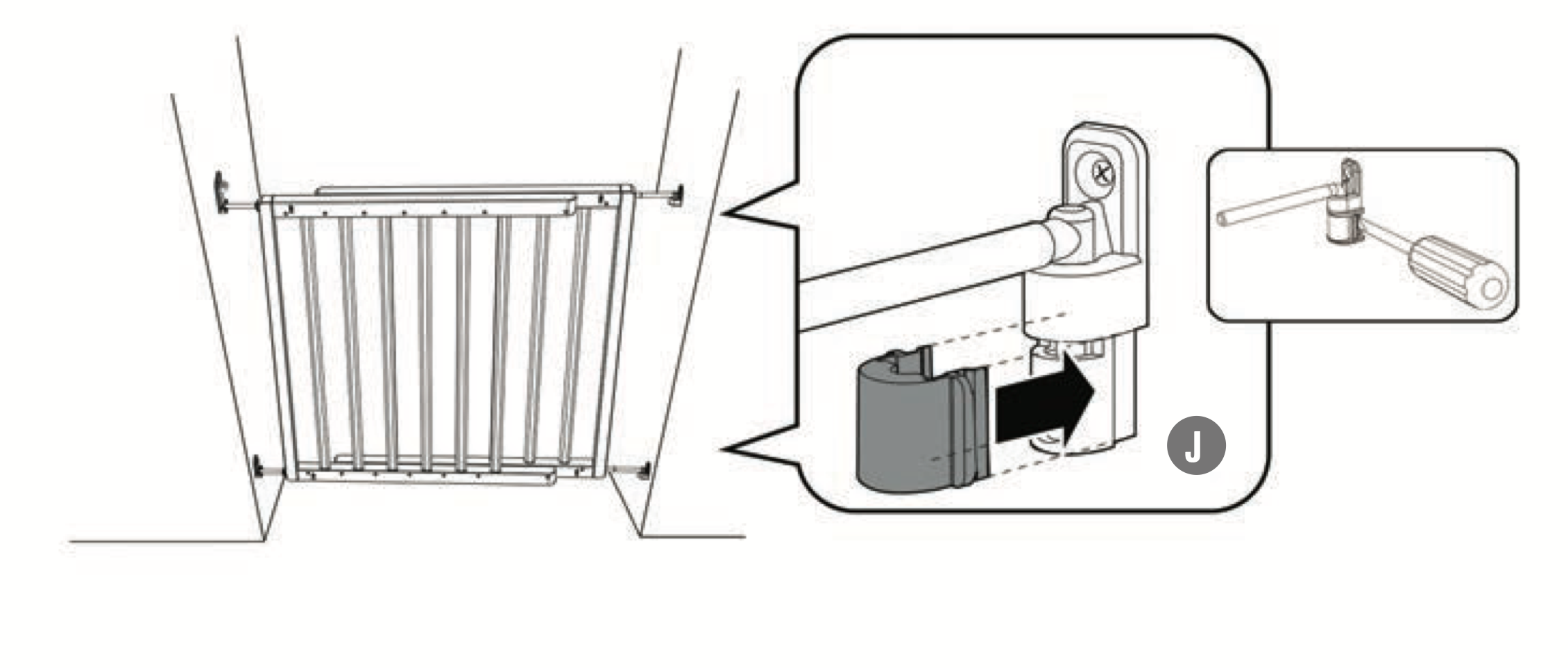 Stair Gate hinge - Traphek schanier by SmarThuis | Download free STL ...