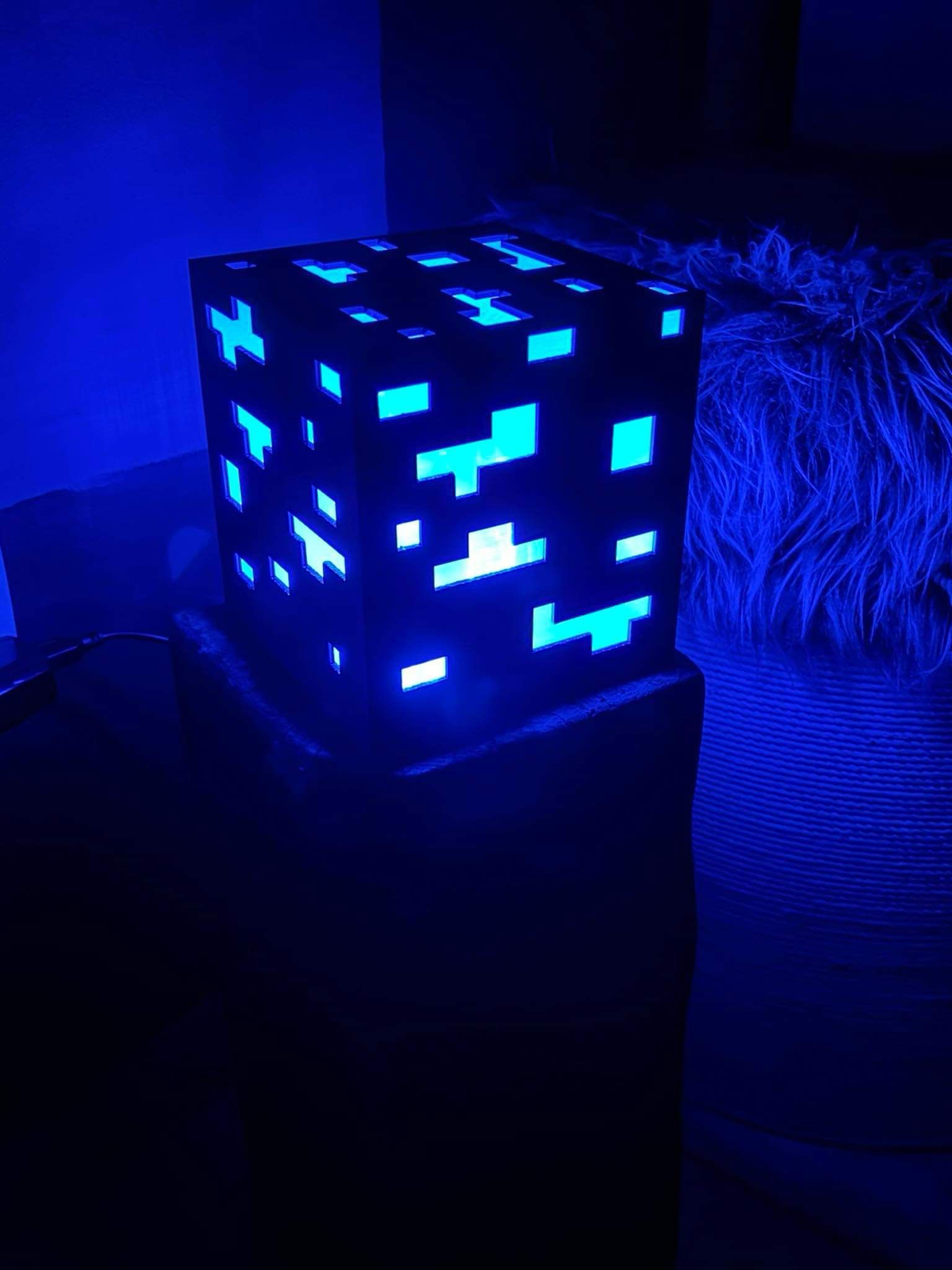 Minecraft Lamp by dawe | Download free STL model | Printables.com