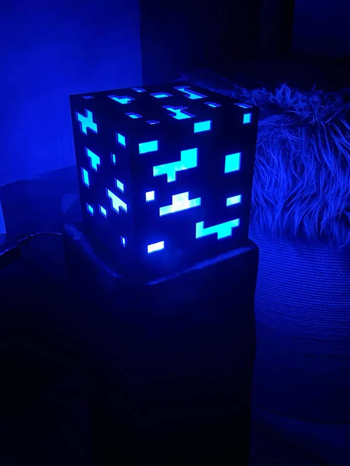 Minecraft Lamp by dawe | Download free STL model | Printables.com