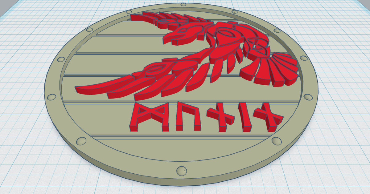 Viking Shield Coaster 12 by Peter Ennist | Download free STL model ...