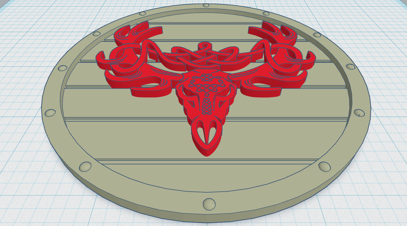 Viking Shield Coaster 16 by Peter Ennist | Download free STL model ...
