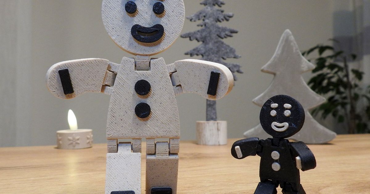 Gingerbread Man by DSt | Download free STL model | Printables.com
