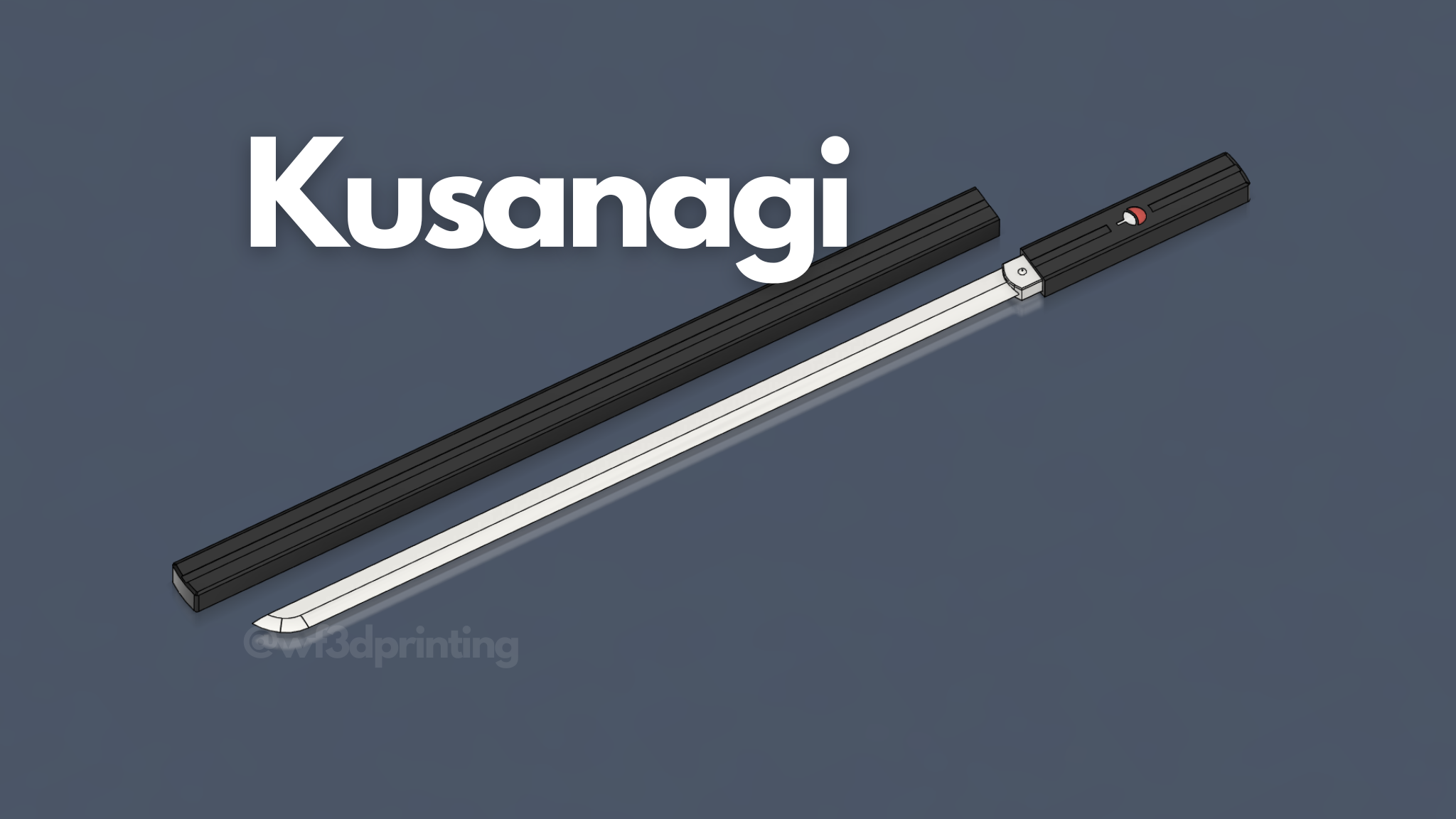 Sasuke Kusanagi Sword from Naruto by WF3D | Printables Store