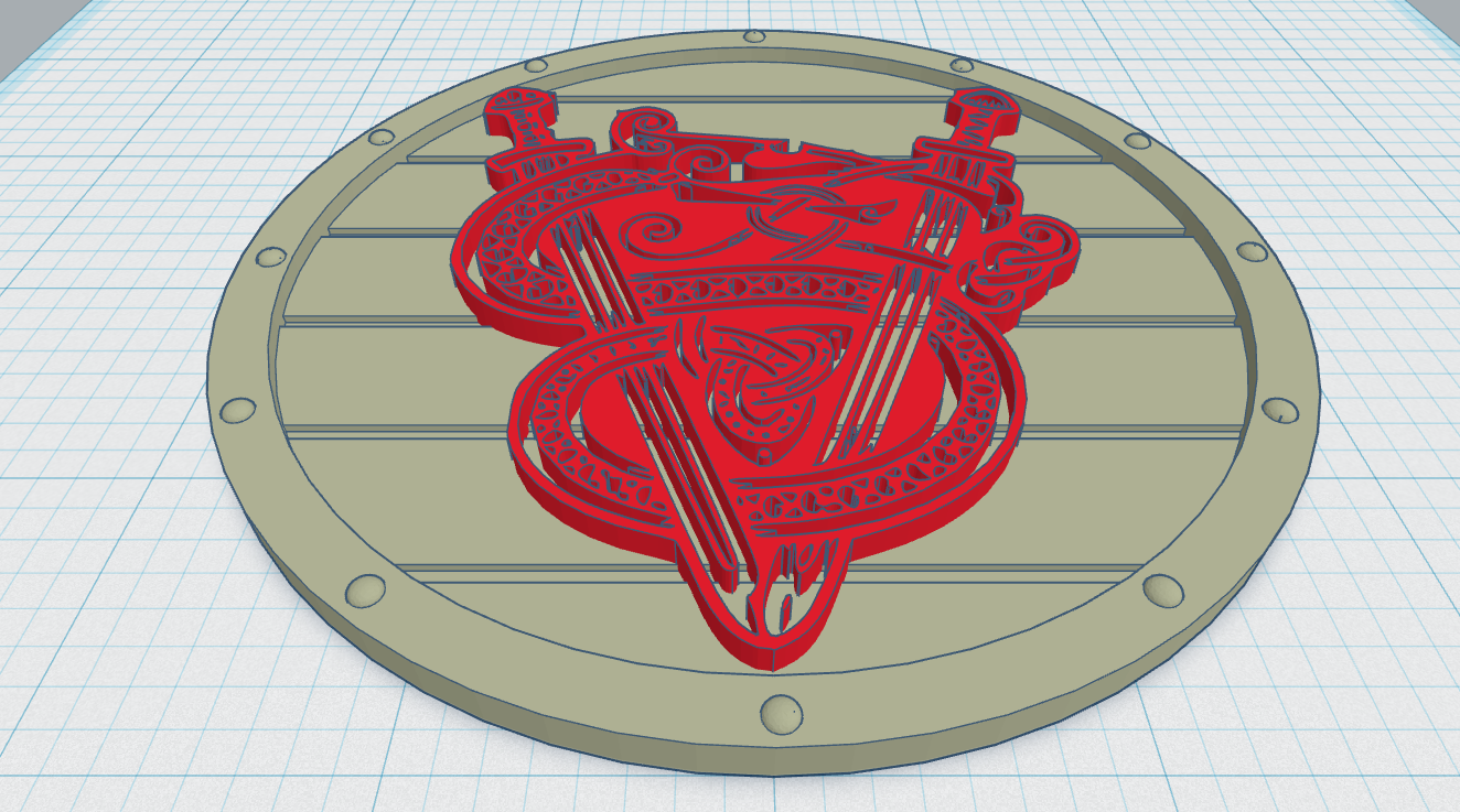 Viking Shield Coaster 23 by Peter Ennist | Download free STL model ...