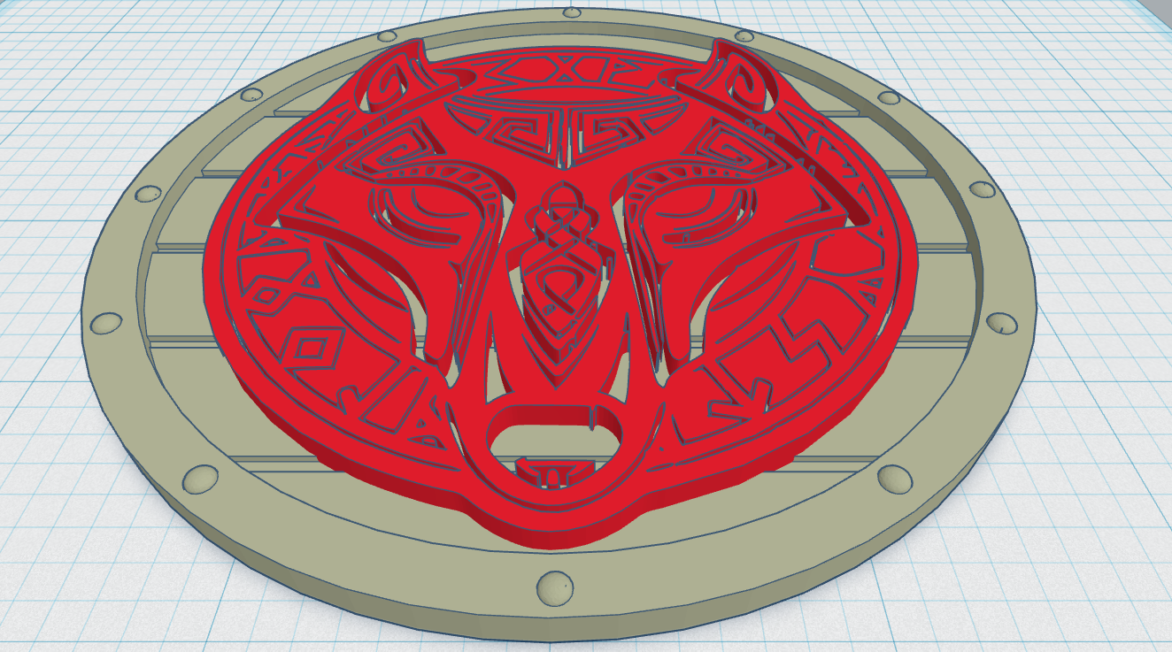 Viking Shield Coaster 42 by Peter Ennist | Download free STL model ...