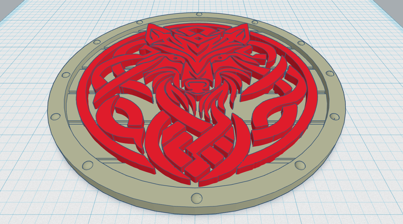 Viking Shield Coaster 43 by Peter Ennist | Download free STL model ...