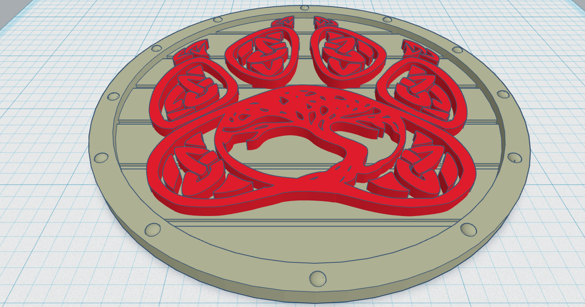 Viking Shield Coaster 44 by Peter Ennist | Download free STL model ...