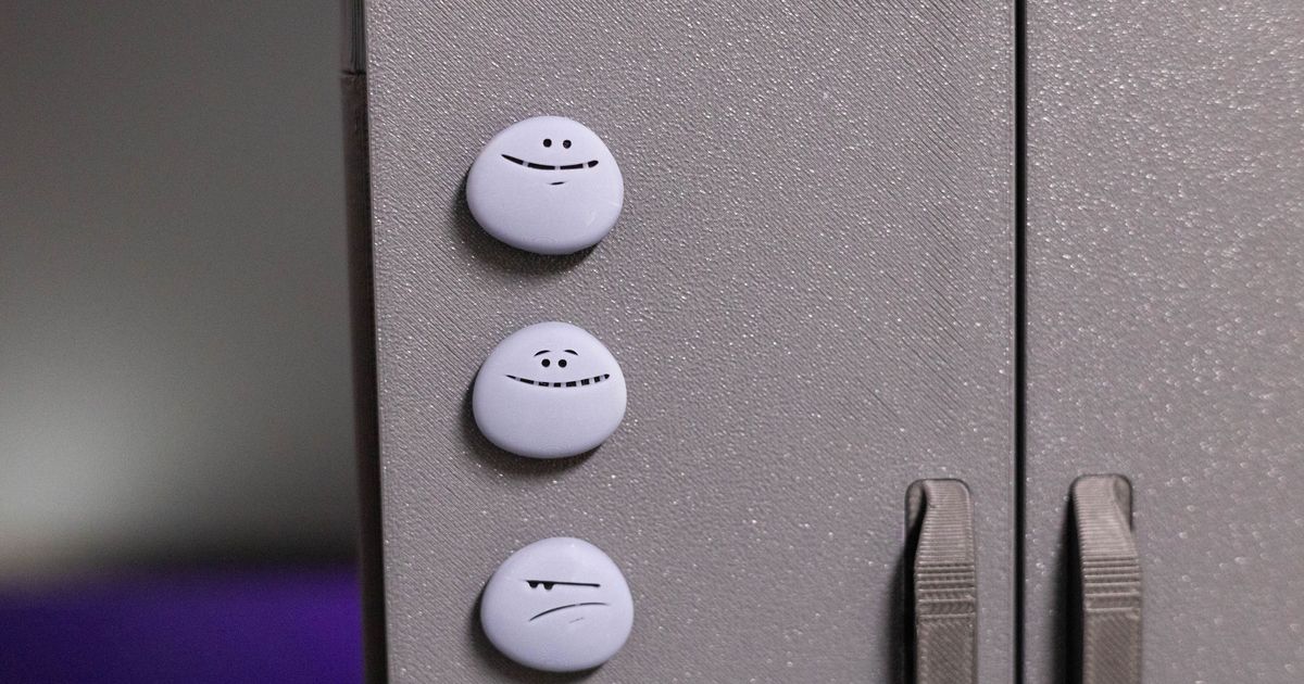 Smiley Magnets by DREIDK | Download free STL model | Printables.com