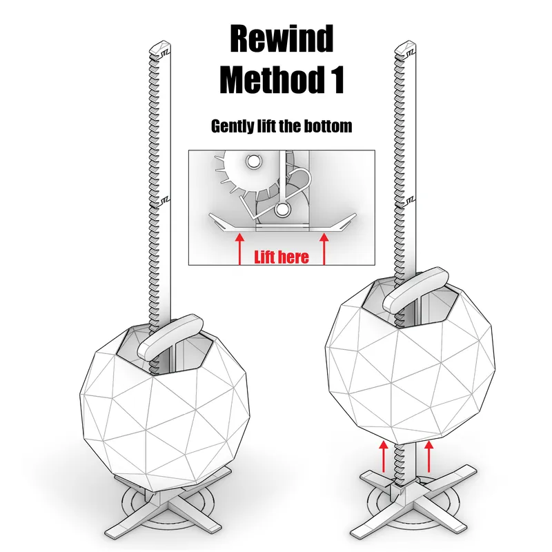 NYE Ball Drop Gravity Timer by Procs Design | Download free STL model ...