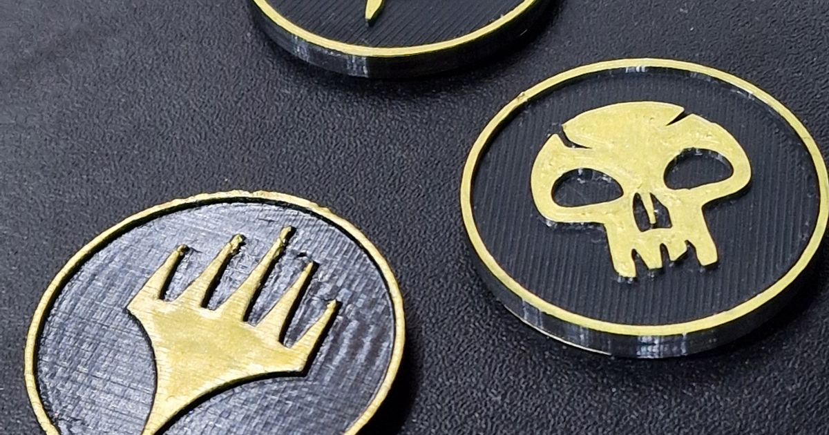 MTG coins by KuroiTenshi | Download free STL model | Printables.com