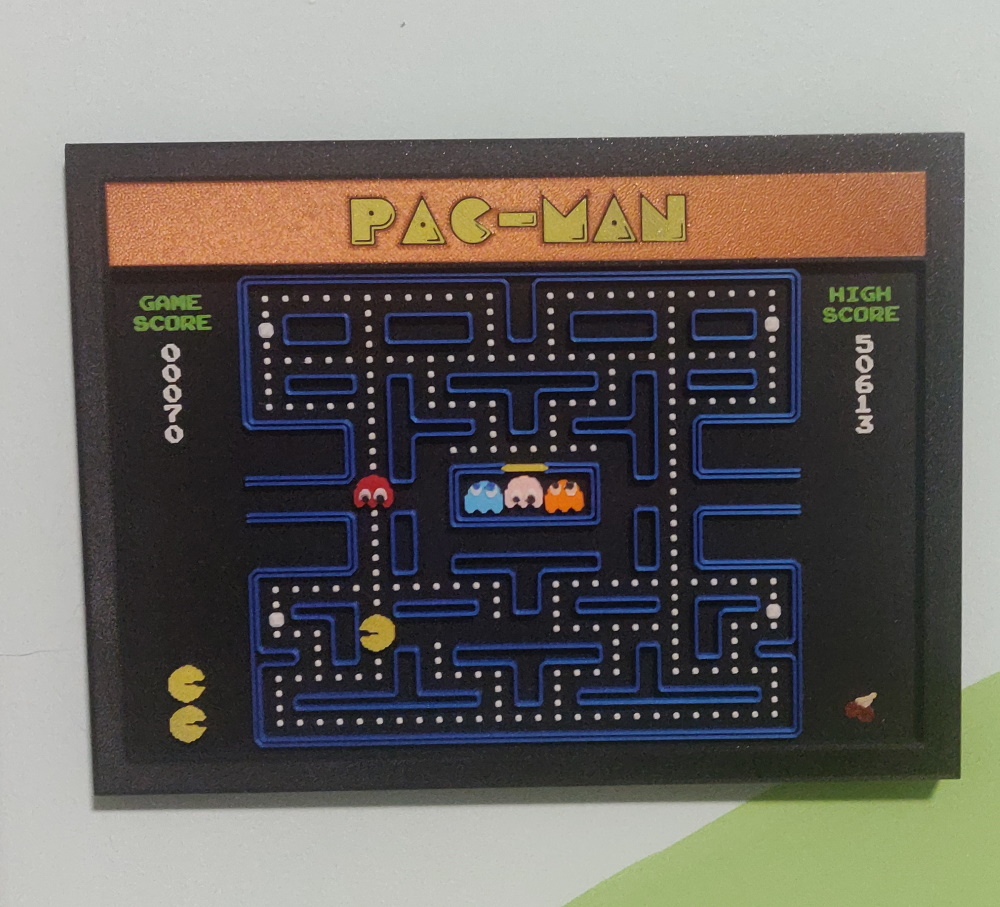 PACMAN Picture by IM3D Lab | Download free STL model | Printables.com