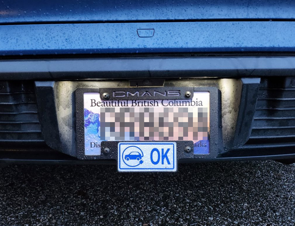 License Plate Frame with Custom Inserts & HOV Sticker by dapostol73 ...