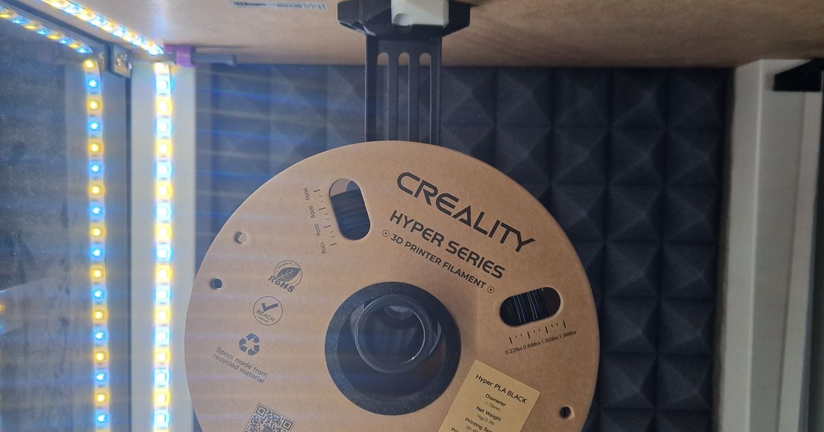 Ender 3 v3 KE spool holder upside down (+ spool roller) von fonzy ...