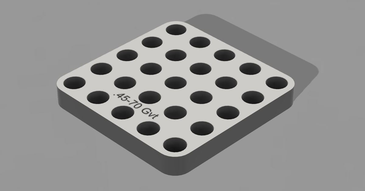 .45-70 Loading Block by fiferguy | Download free STL model | Printables.com