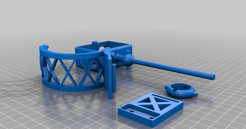 DJI GoPro Steadicam by Ted Green | Download free STL model | Printables.com