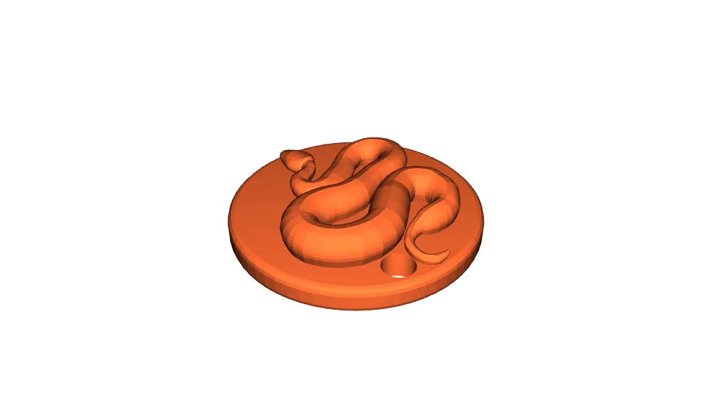 Snake Keychain by Matthew McClain | Download free STL model ...