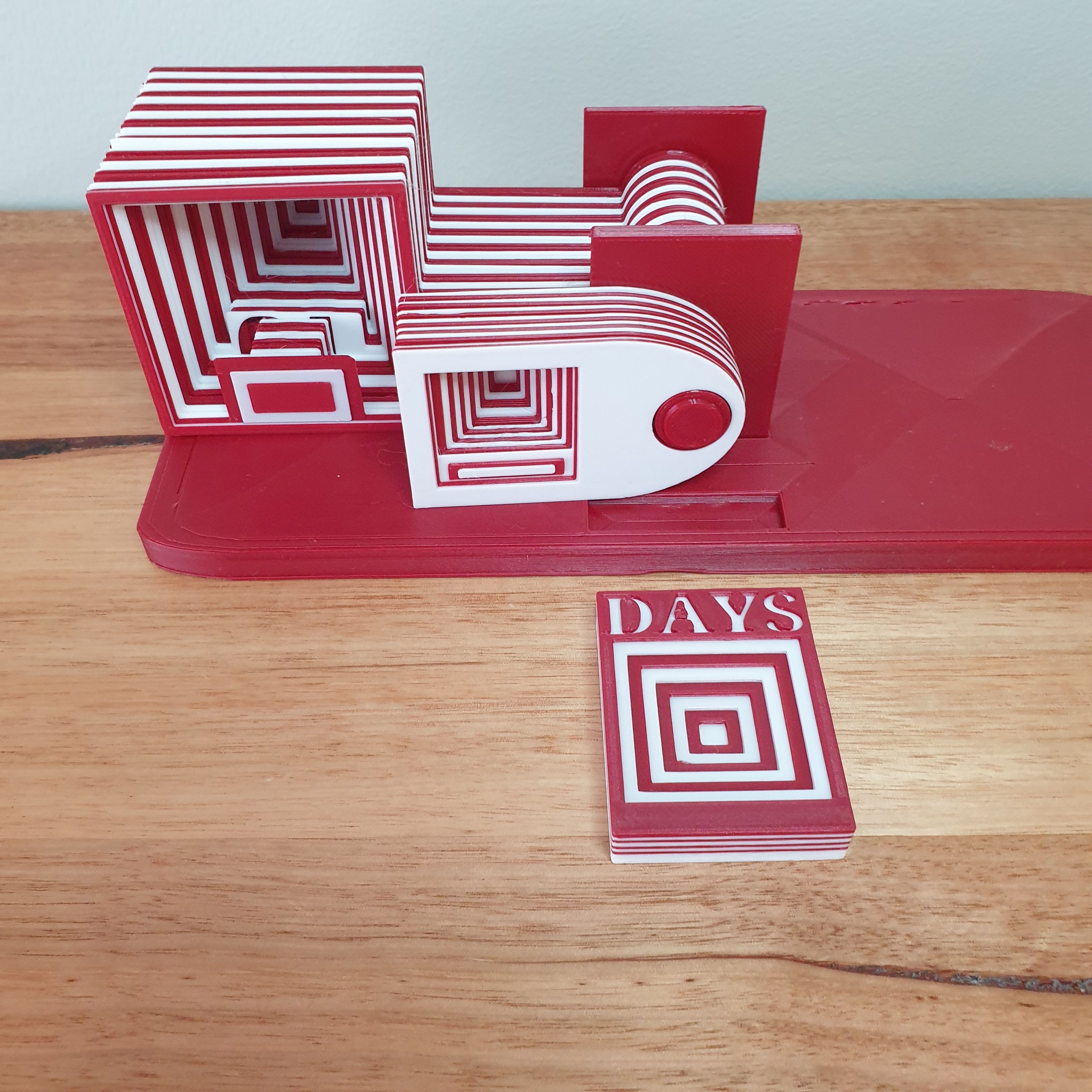 Desk/Shelf Flip Calendar by 3DPrintBunny | Download free STL model ...