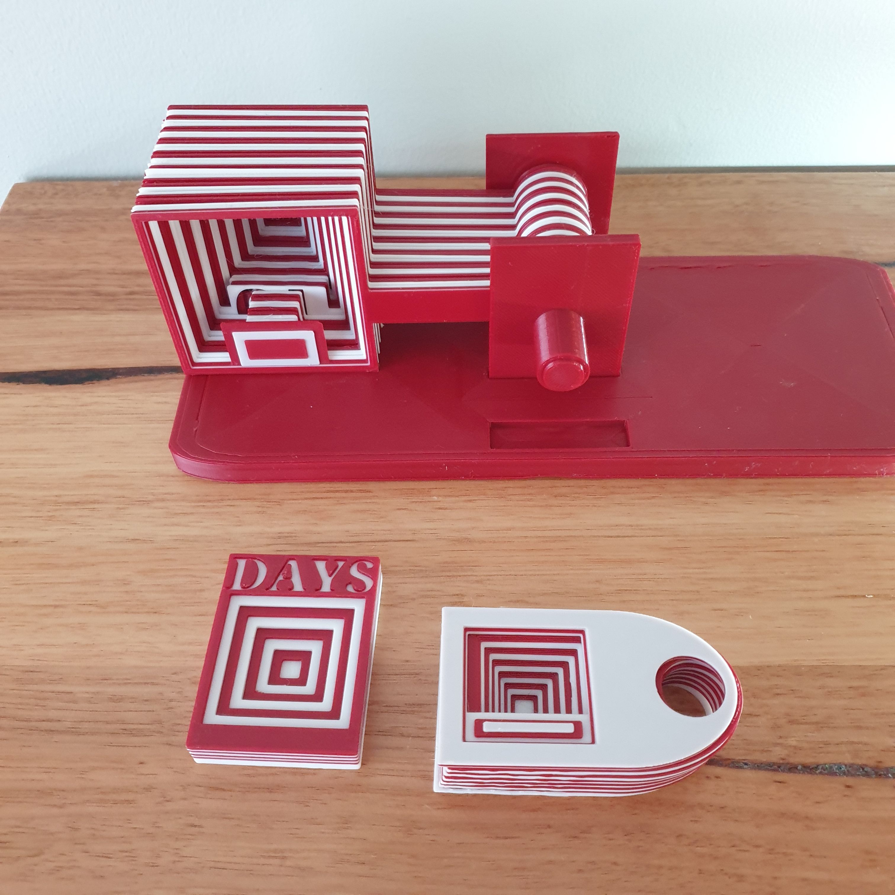 Desk/Shelf Flip Calendar by 3DPrintBunny | Download free STL model ...
