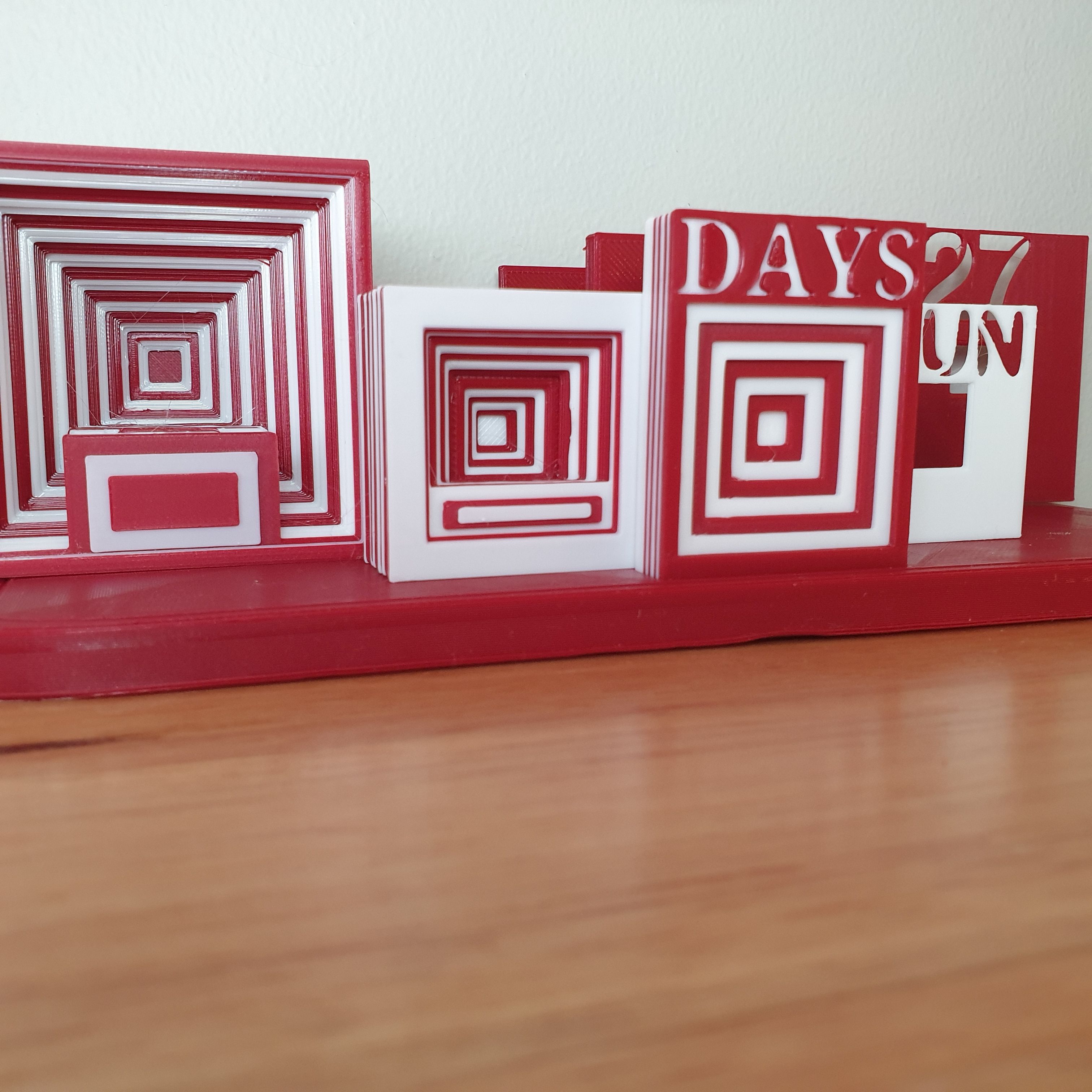 Desk/Shelf Flip Calendar by 3DPrintBunny | Download free STL model ...