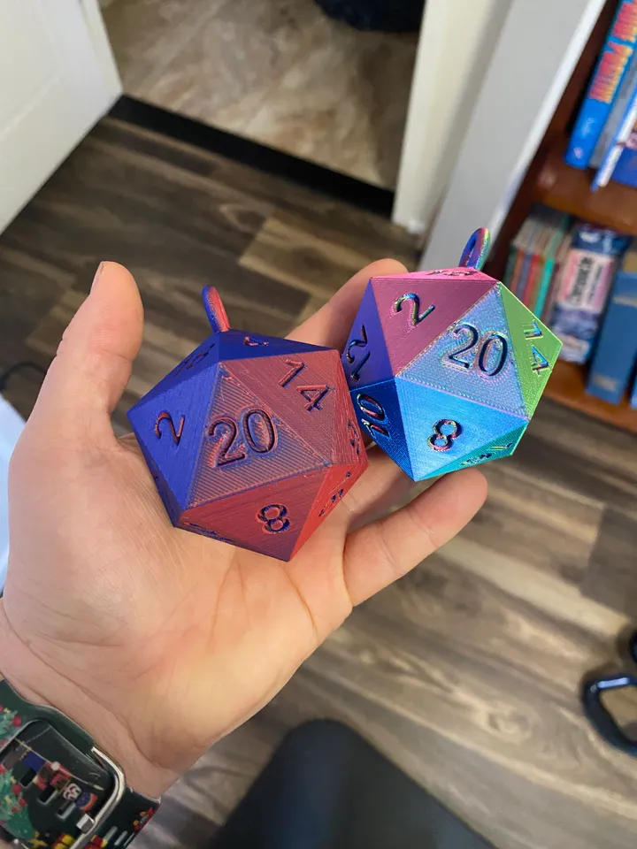 D20 Ornament by CrimsonDawn | Download free STL model | Printables.com