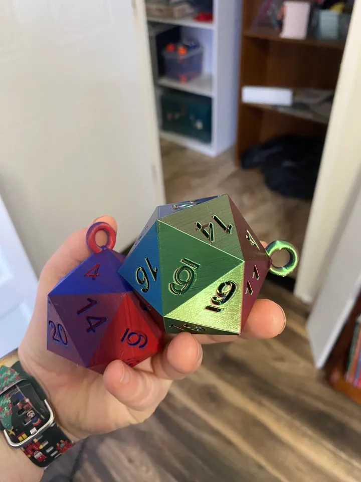 D20 Ornament by CrimsonDawn | Download free STL model | Printables.com