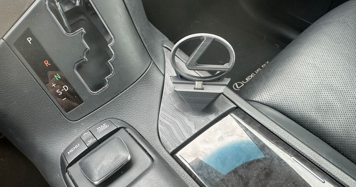 Android phone cradle for Lexus RX (3rd gen) by Fibonacci | Download ...