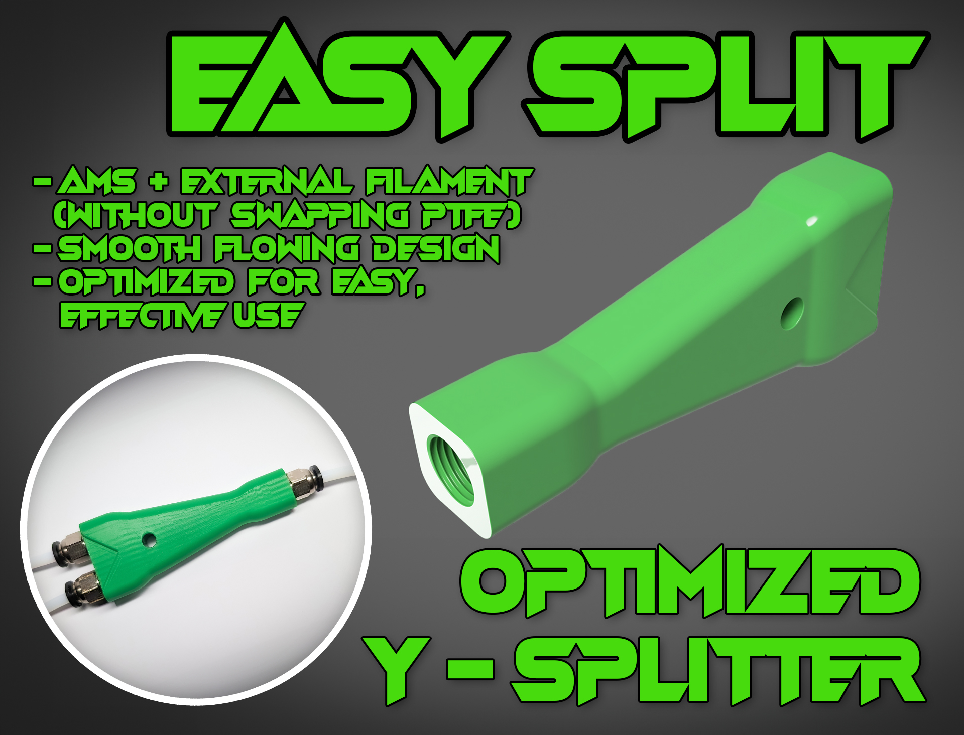 Easy Split - PTFE Y-Splitter autorstwa ByteSlinger | Pobierz darmowy ...