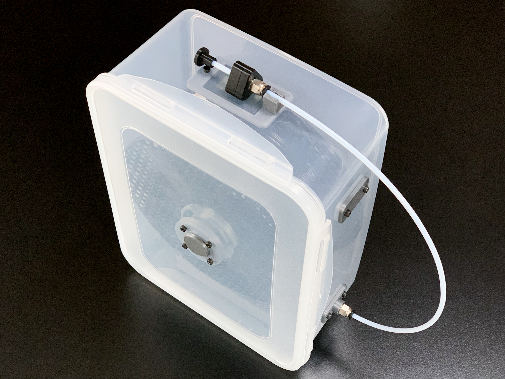 PTFE Tube Holder for DAISO Dry Box by aronoiro | Download free STL ...