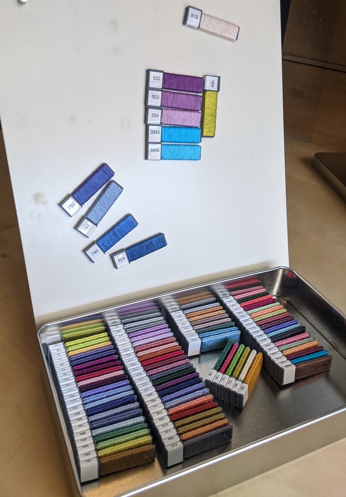 Magnetic Modular Embroidery Floss Color Swatches by Kelly Maguire ...