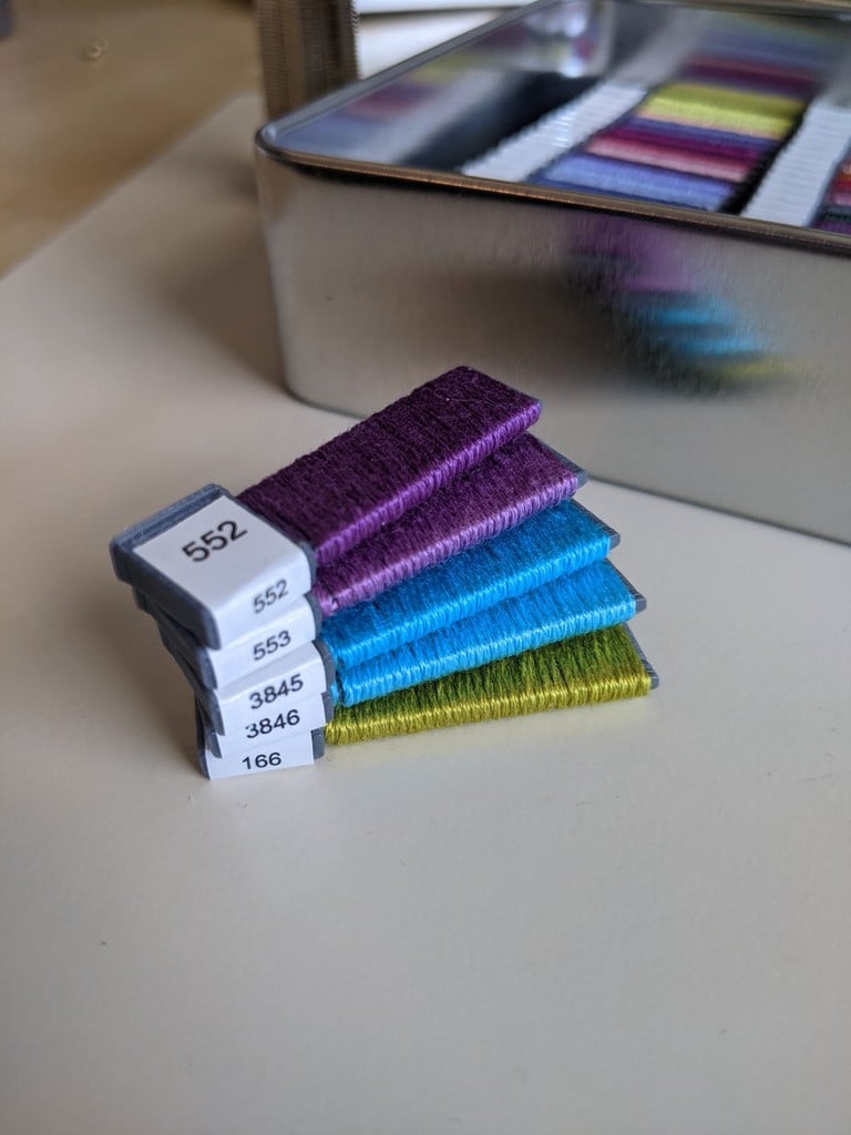 Magnetic Modular Embroidery Floss Color Swatches by Kelly Maguire ...