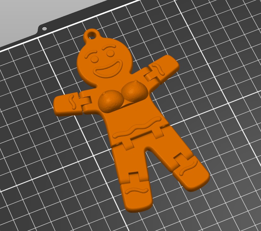 Flexi - Gingerbread - Woman by Chris | Download free STL model ...
